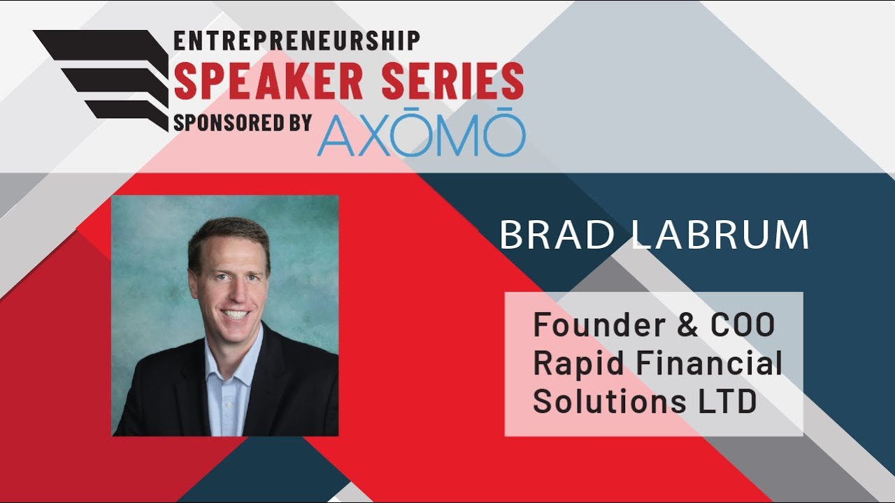 Brad Labrum | SUU Entrepreneurship Speaker Series - YouTube