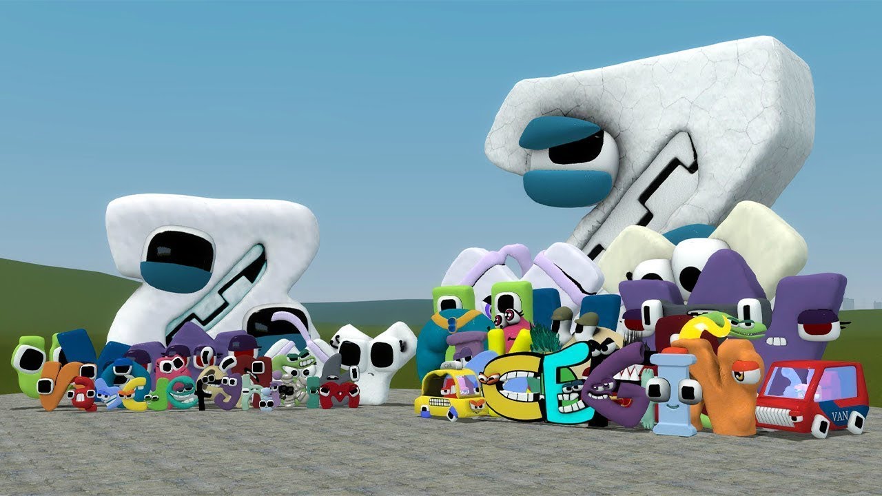 LOWERCASE BABY ALPHABET LORE A Z VS ALPHABET LORE A Z In Garry's Mod ...