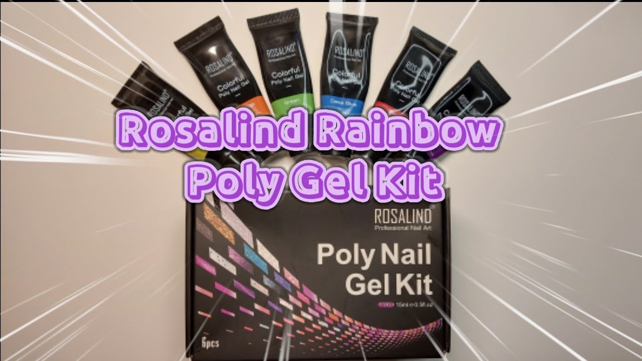 Rosalind Rainbow Polygel Kit - YouTube