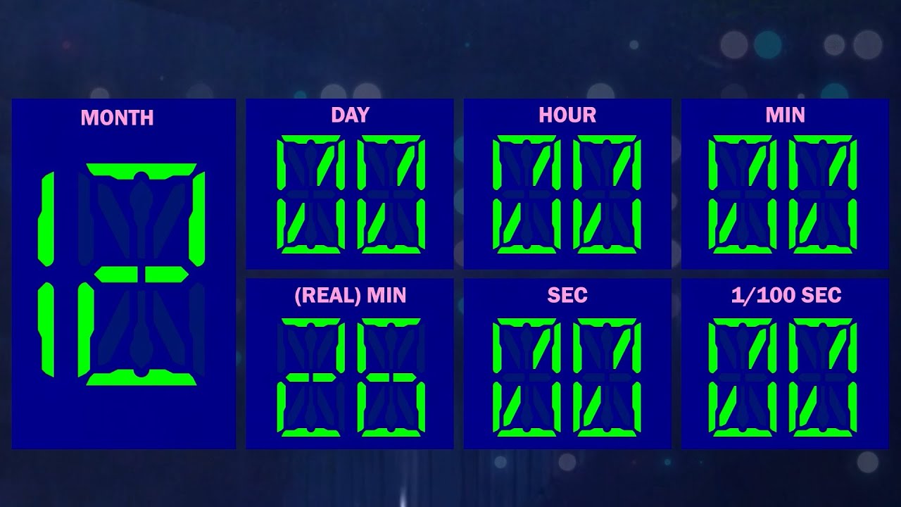 Bcg 26 Minutes Countdown 12 Months Leap Year Simulator Countdown