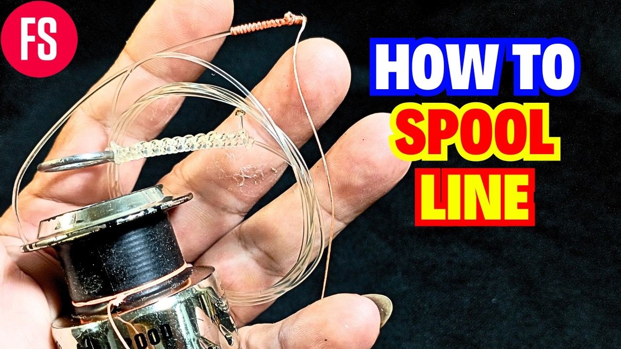 “How to Tie Main Line to a Fishing Reel Spool – For Beginner Anglers ...