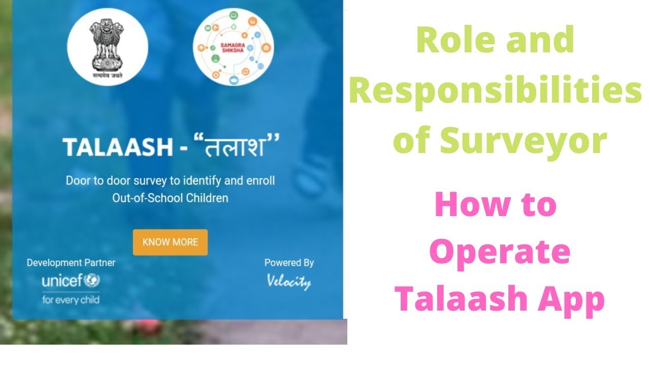 How to Use Talaash App by Surveyor ! A Simple Step by Step Method - YouTube