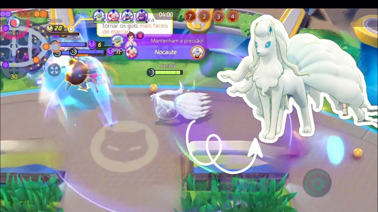 Pokémon UNITE- NINETALES [gameplay walkthrough android] - YouTube