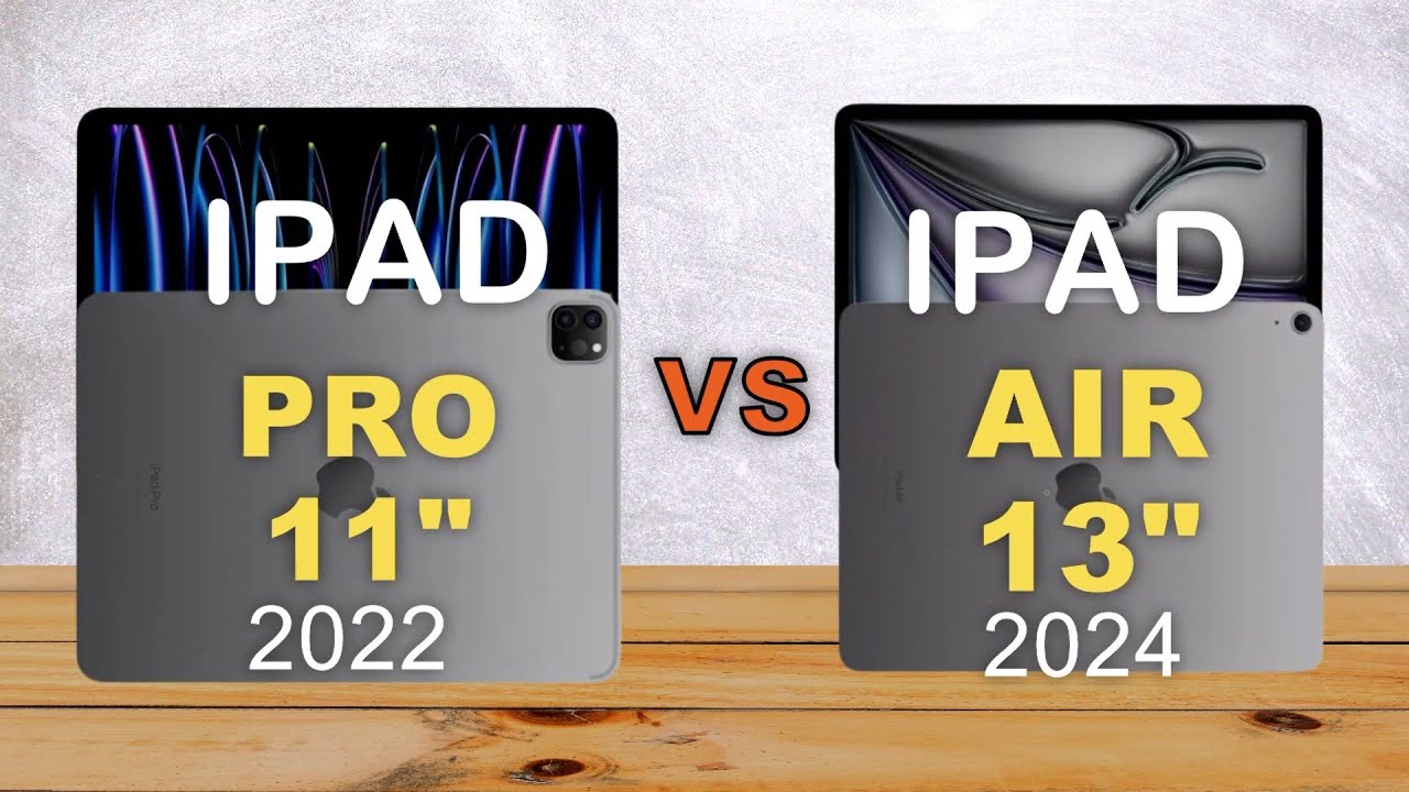 Apple iPad Pro 11" vs iPad Air 13" (2024) Wi-Fi - Comparison ...