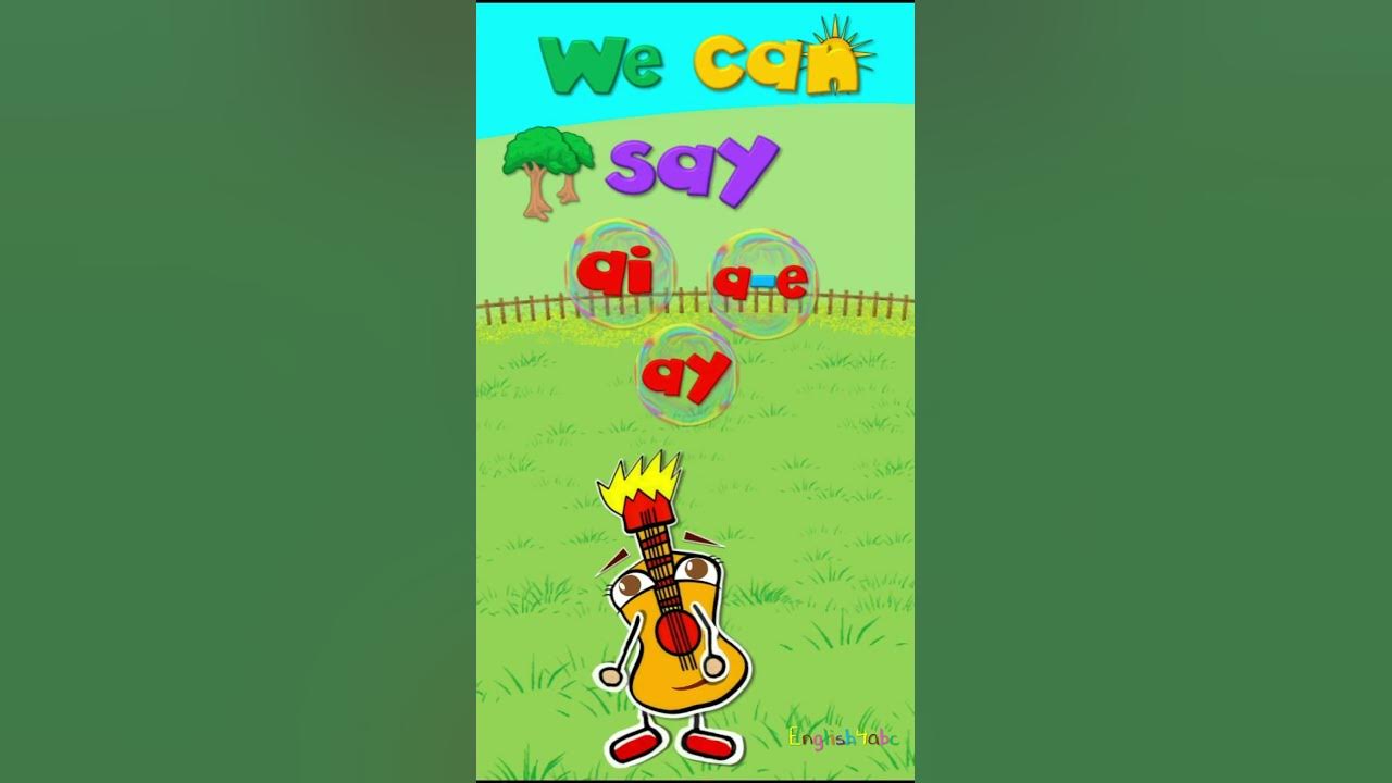 Long Vowel 'ai' 'a-e' 'ay'/ Phonics Song / #Shorts - YouTube