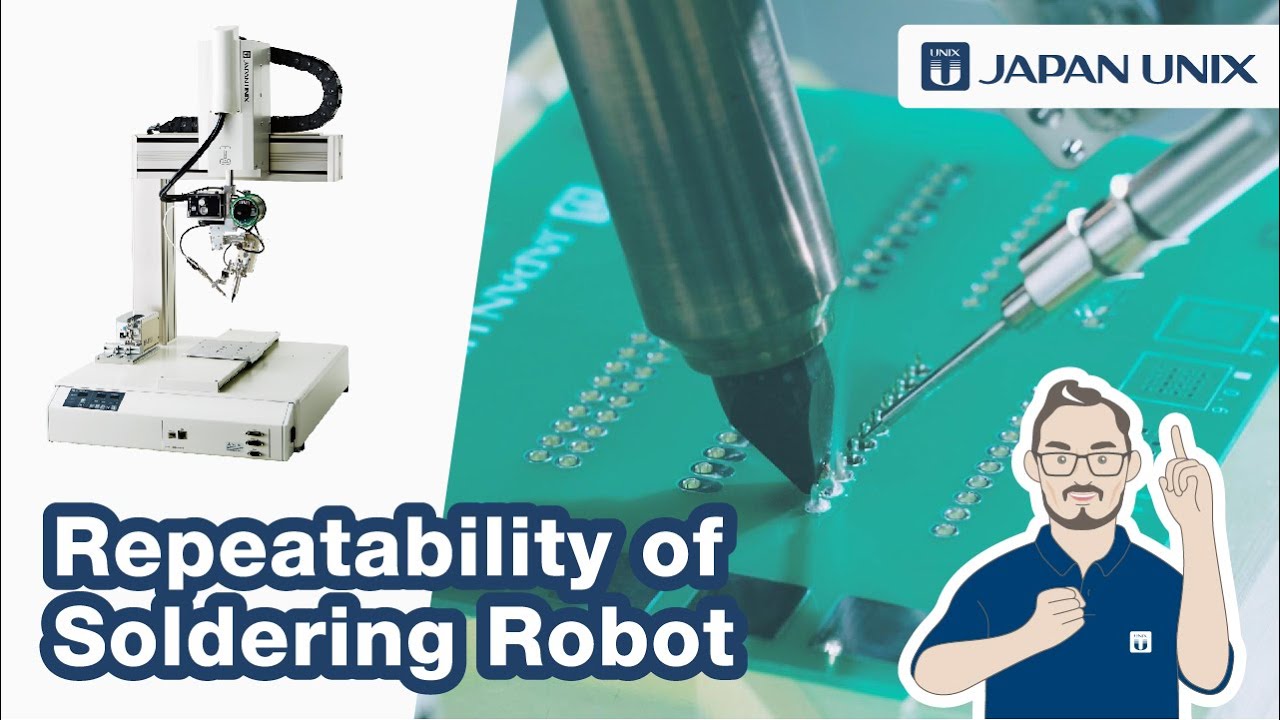 Repeatability of Soldering Robot - YouTube