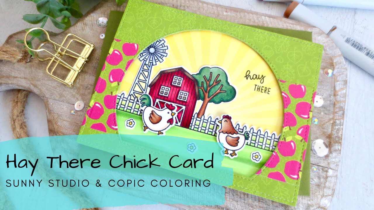 Hey There Card | Sunny Studio 5th Birthday Hop + GIVEAWAY and an ...