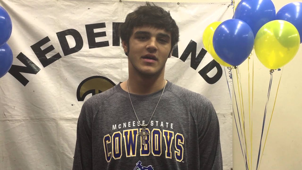 Sage Seay commits to McNeese State - YouTube