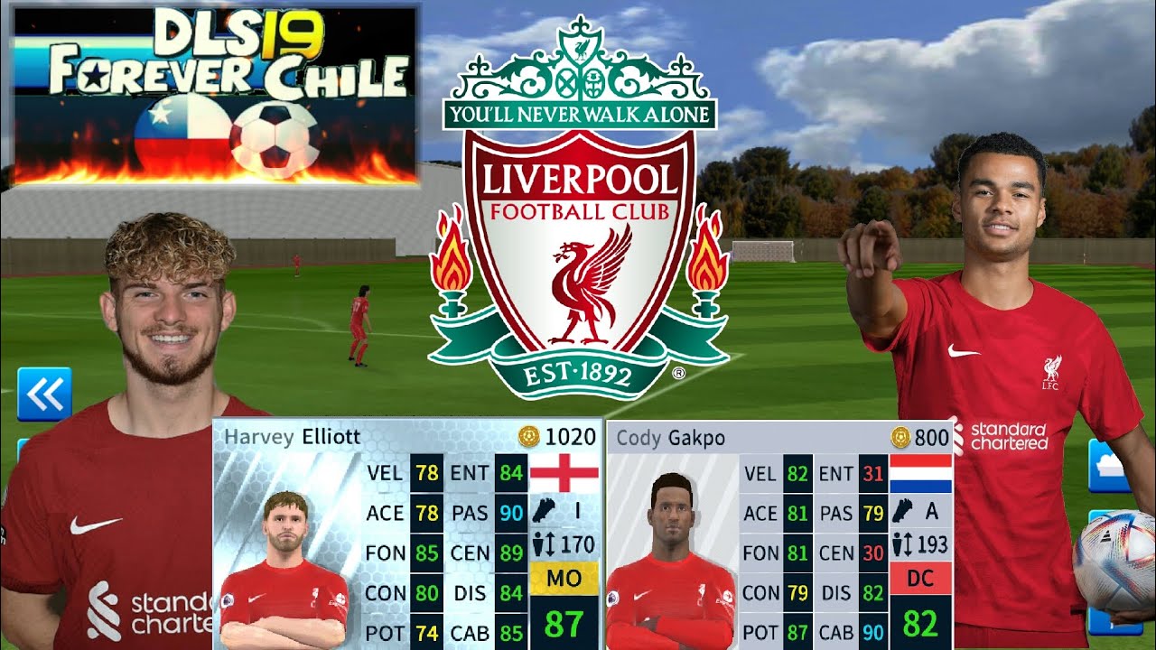 🔥PLANTILLA DEL LIVERPOOL🇬🇧2023🏆⚽🎊 PARA EL DLS 19, CON SUS POSICIONES Y ...