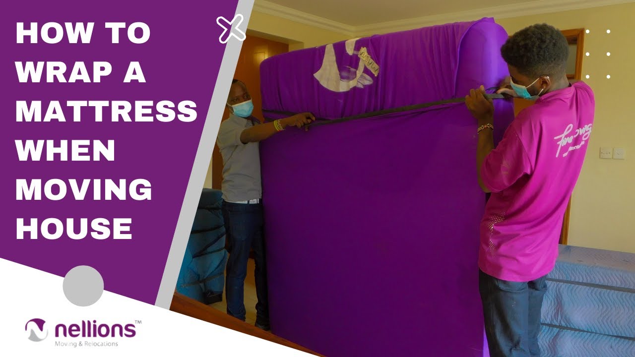 How to Wrap a Mattress when Moving House - YouTube