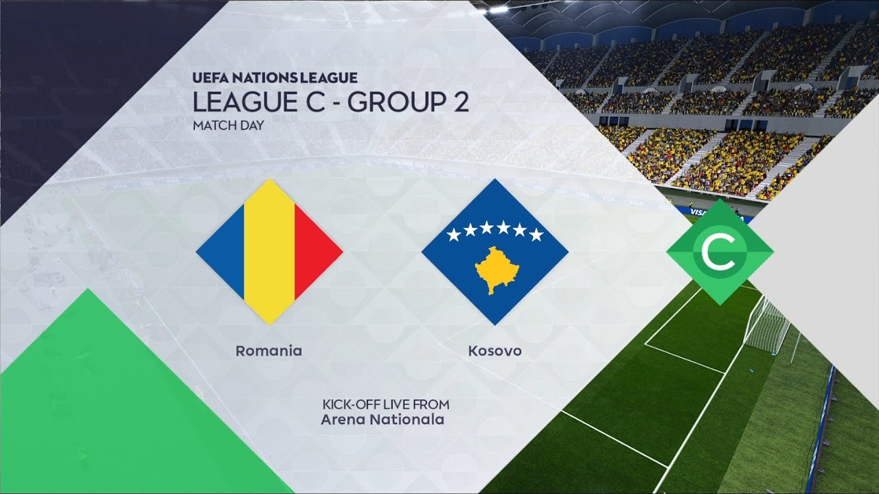 Romania vs Kosovo | Arena Nationala | 2024-25 UEFA Nations League | PES ...