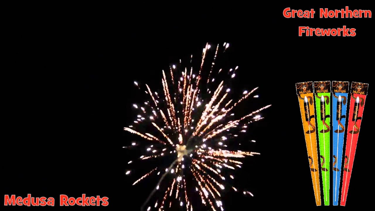 Medusa Rockets - Great Northern Fireworks - Leeds - - YouTube