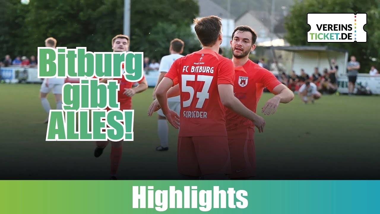 Bitburg gibt ALLES! FC Bitburg - FC Hochwald Zerf - YouTube