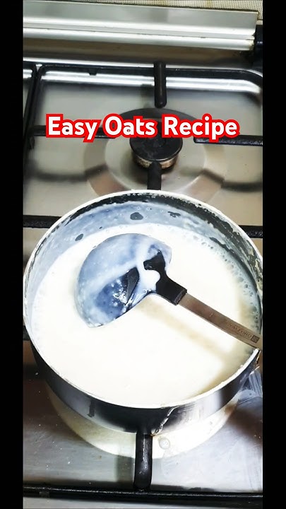 How to make milk oats recipe |Fast breakfast - YouTube