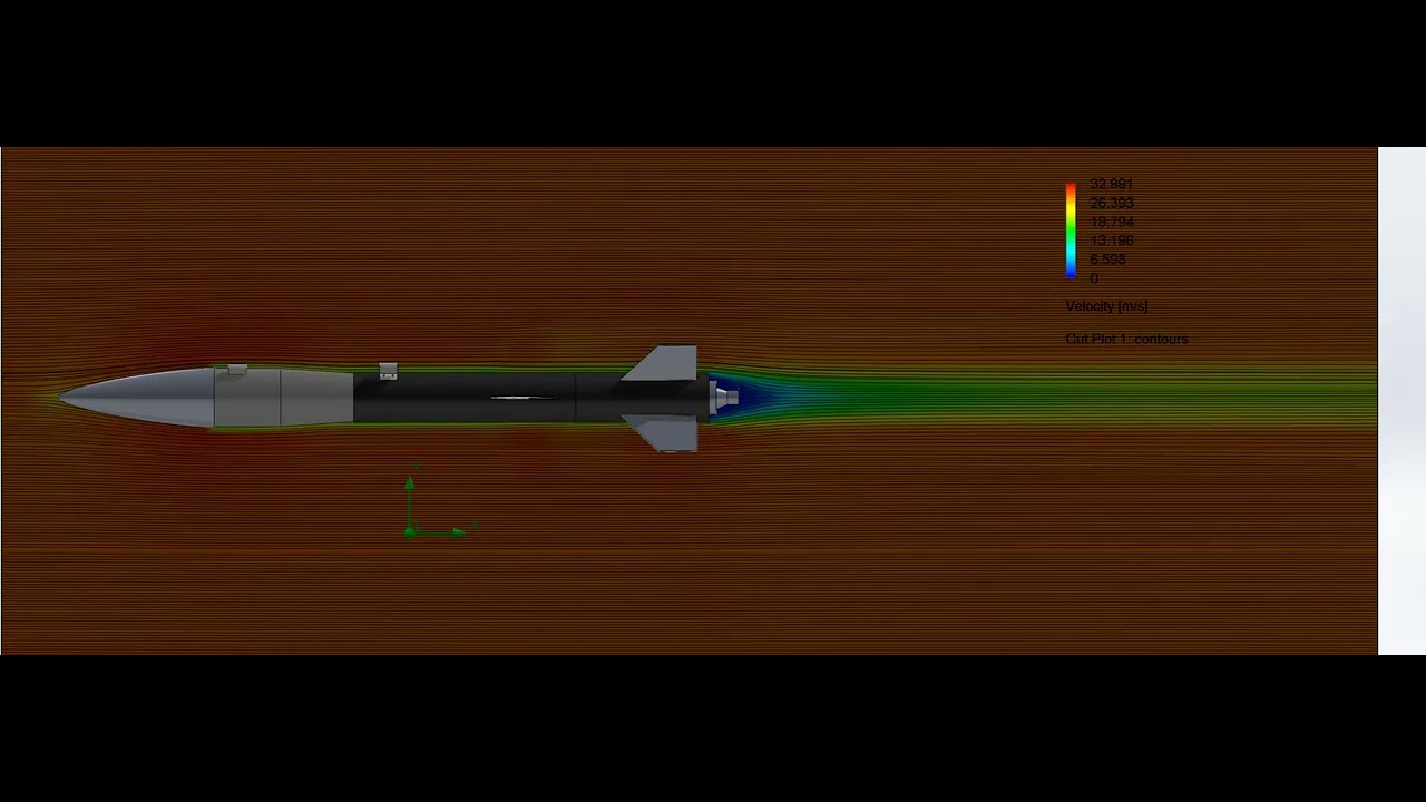 Half and Half Rocket transient CFD - YouTube