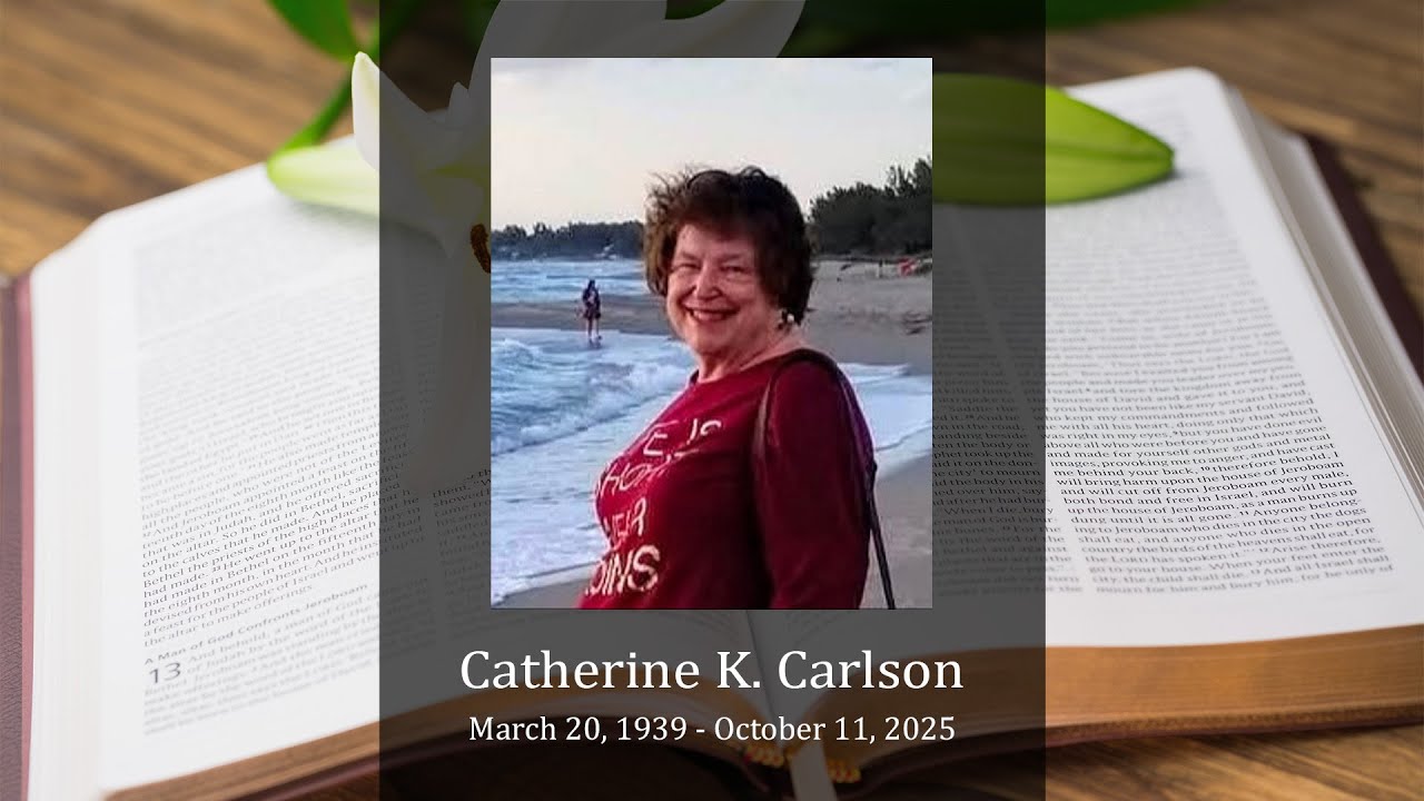 Catherine Carlson Funeral Service 10-17-2025 - YouTube