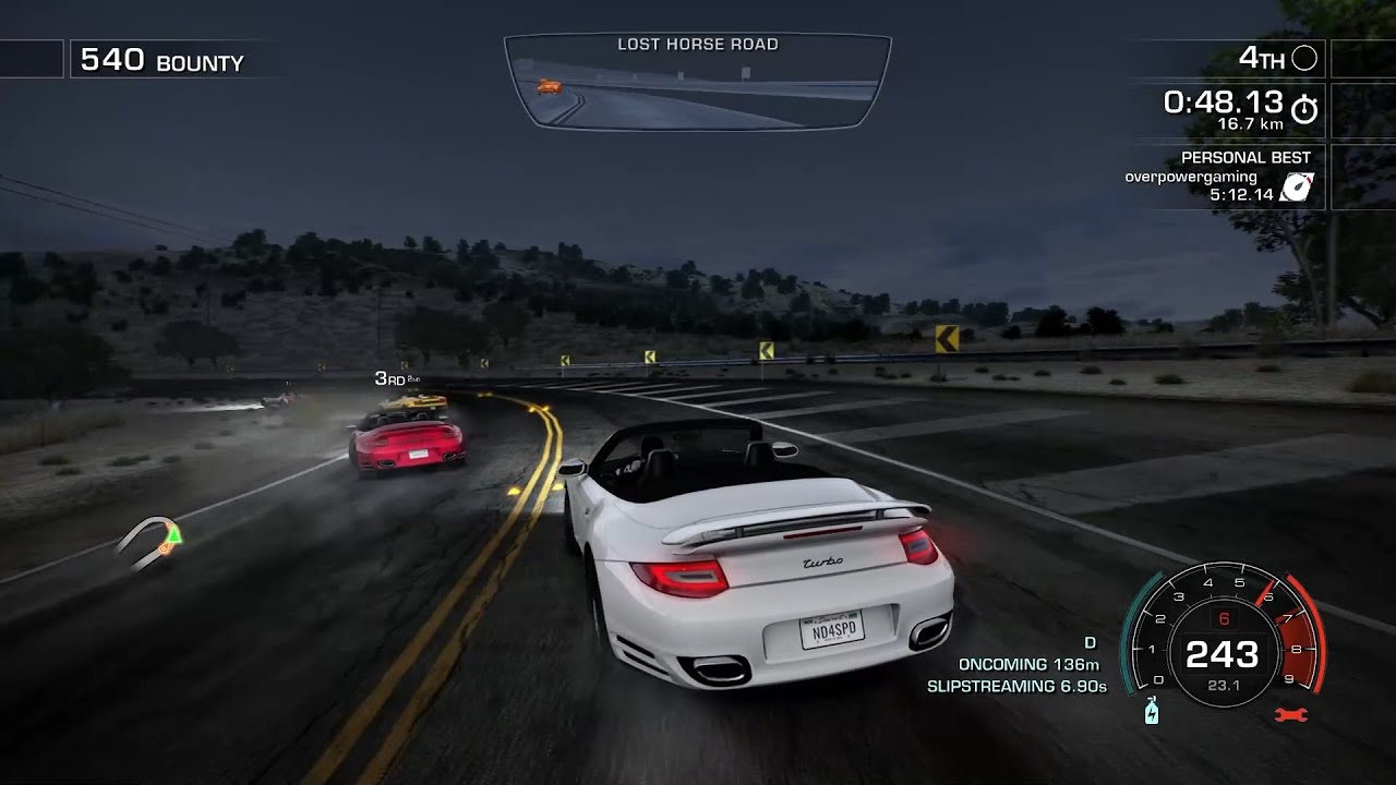 NFS Hot Pursuit (Remastered) - Porsche 911 Turbo S Cabrio Road Racing ...