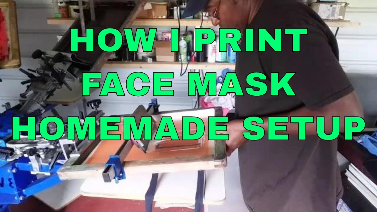 How to screen print a filter attachment for a DIY HOMEMADE face mask ...