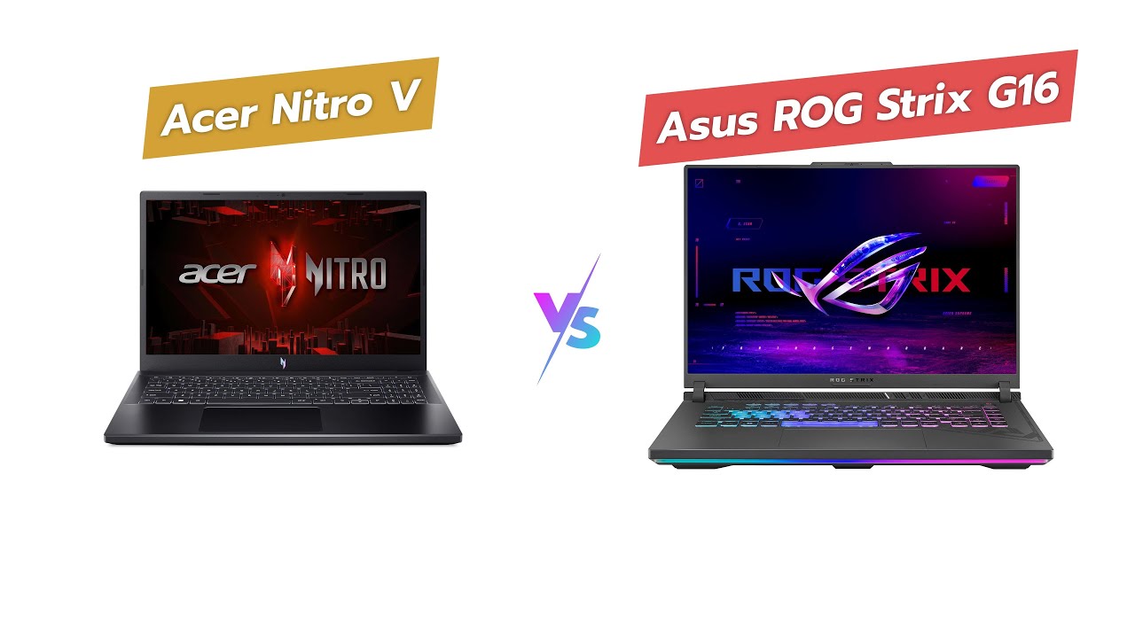 💻 Acer Nitro V vs ASUS ROG Strix G16 | Gaming Laptops Comparison ⚔️ ...
