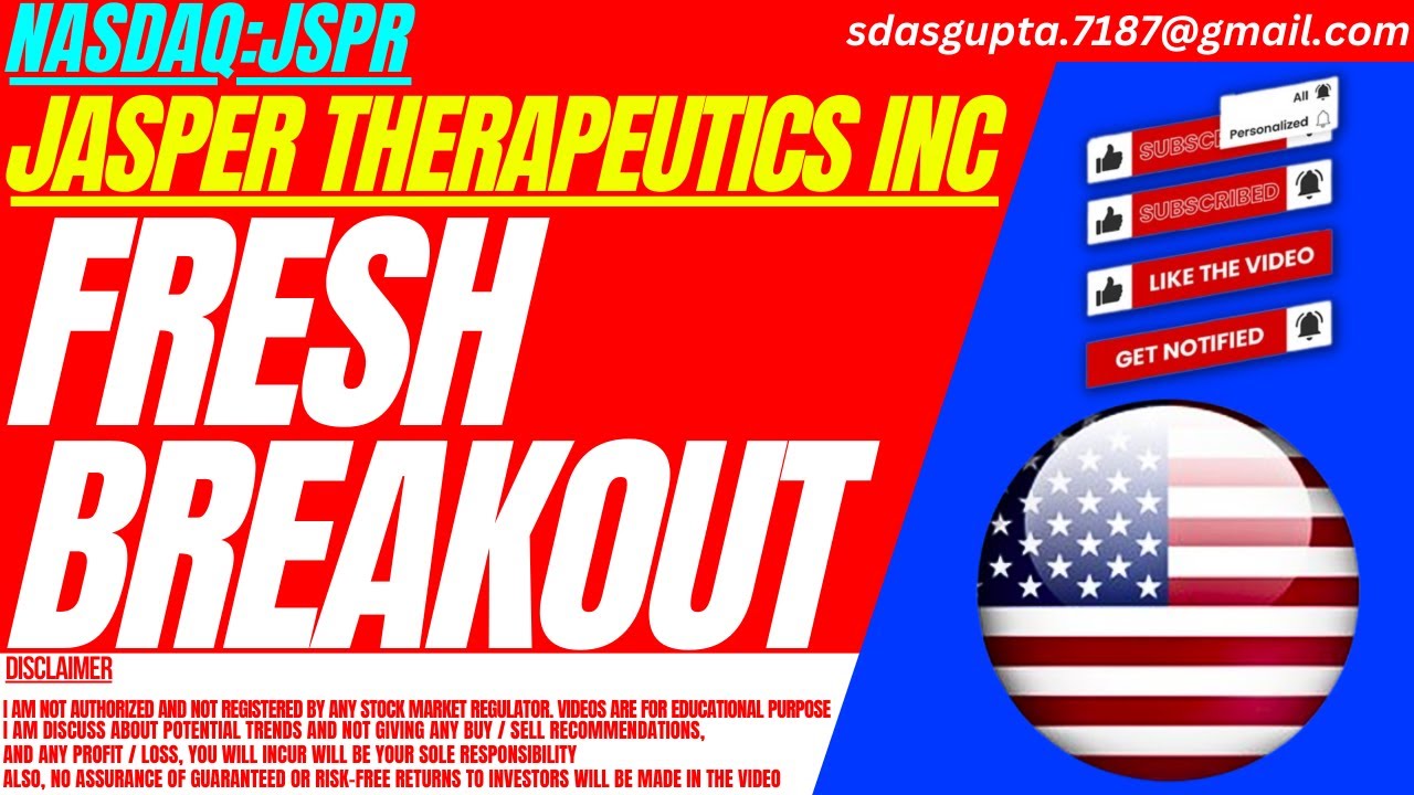 FRESH BREAKOUT : JSPR STOCK ANALYSIS | JASPER THERAPEUTICS INC STOCK ...