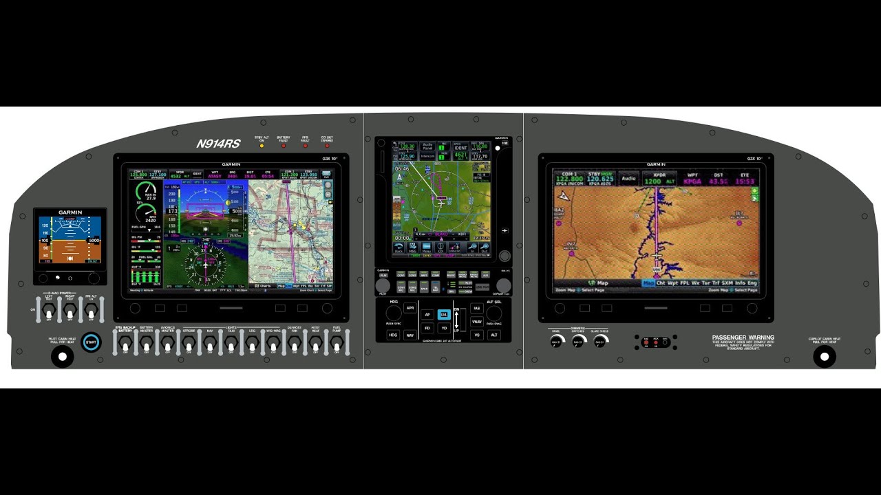 Avionics Dual G3x RV-14A - YouTube