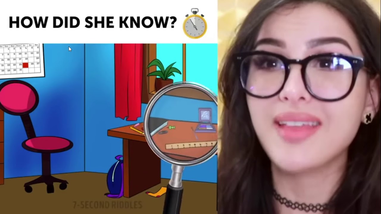 SSSNIPERWOLF MESSED UP Riddles you will get WRONG REACTION! - YouTube