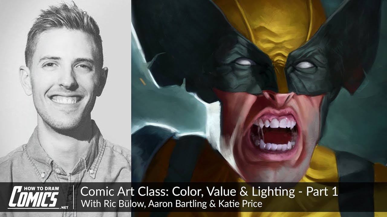 Comic Art Class: Color, Value & Lighting - Part 1 | With Ric Bülow ...