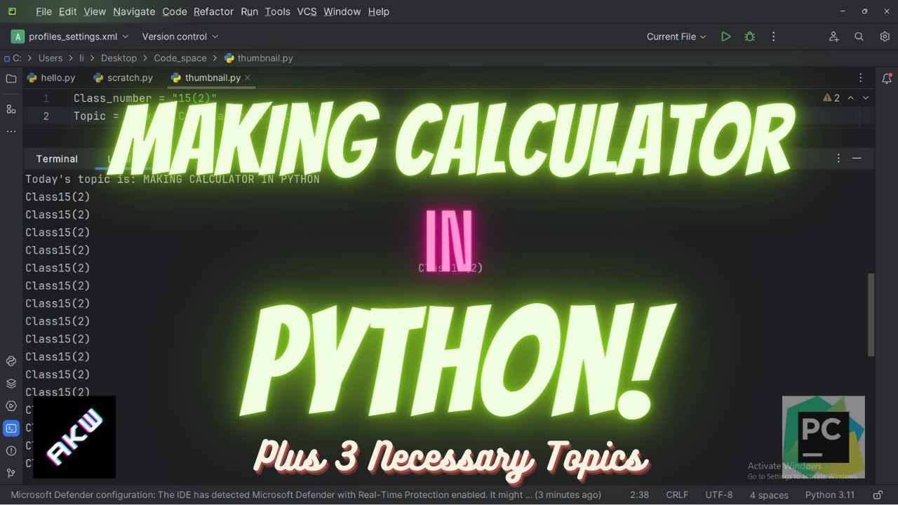 15 2 Making Calculator In Python Difficulty level Easy YouTube 15-2-making-calculator-in-python-difficulty-level-easy-youtube