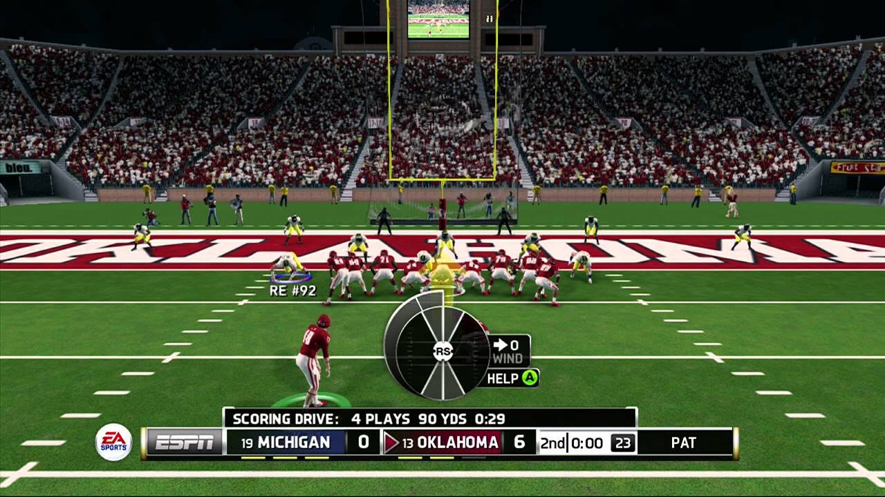 NCAA FOOTBALL 14 - 1 MINUTE QUARTERS - PINCH BLITZ = SUCCESS - YouTube