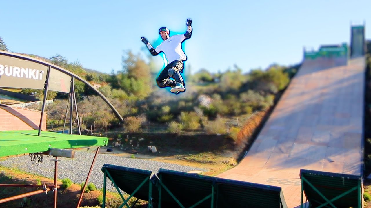 INSANE MEGA RAMP BOARD TRANSFER?! BOB BURNQUIST - YouTube