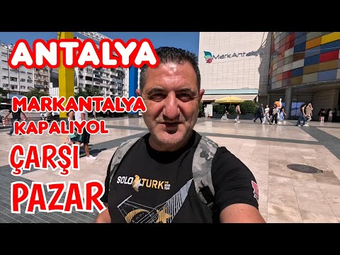 Relax Walking Tour,Antalya Çarşıyı geziyorum, MarkAntalya dan Kapalıyol ve Kaleiçi