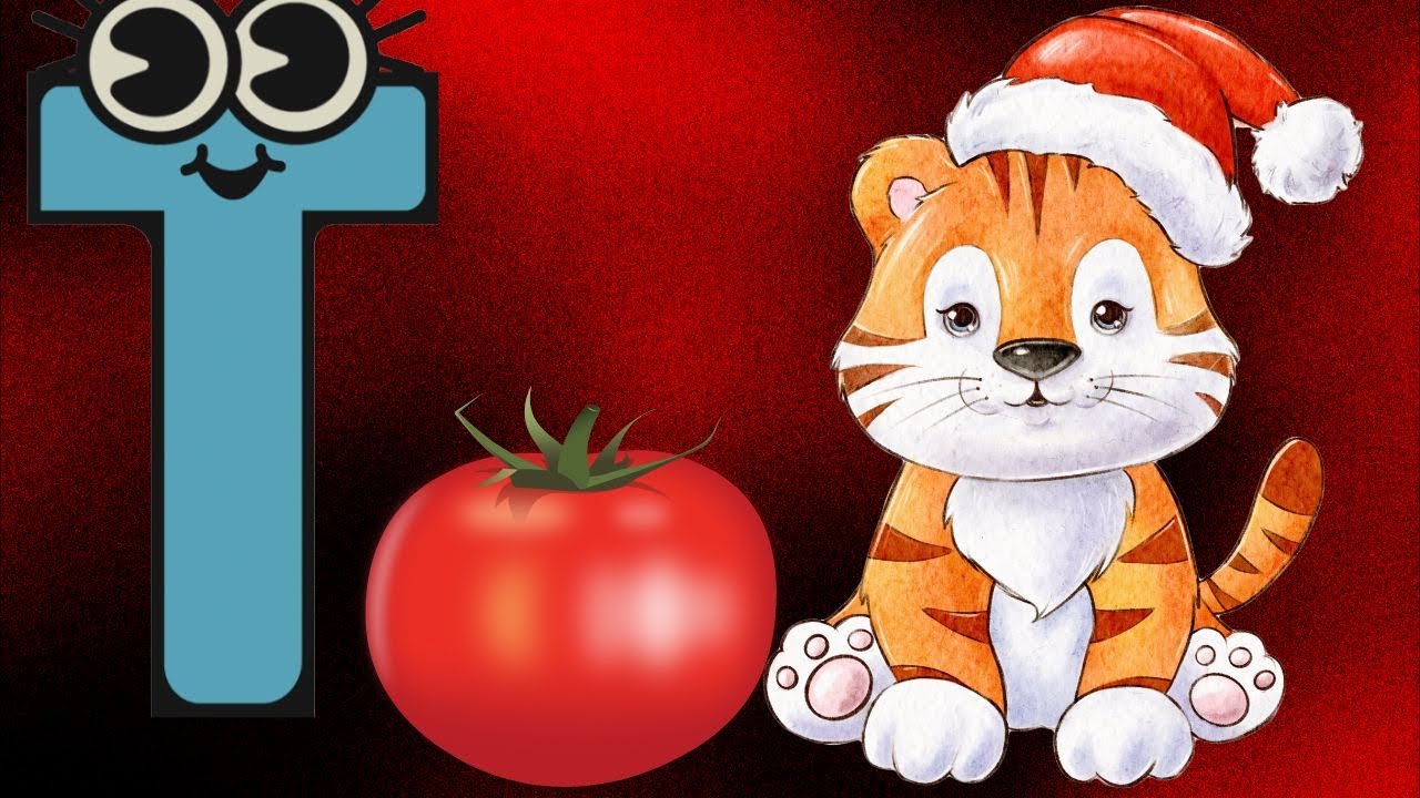 Letter T Common Words | Kids English #kidsenglishclass #youtubevideos # ...