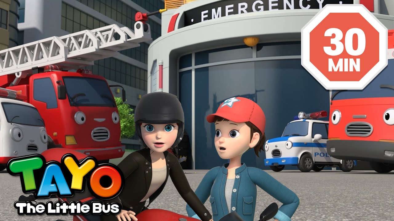 Tayo English Episode | The Reliable Support Team helping the Little ...