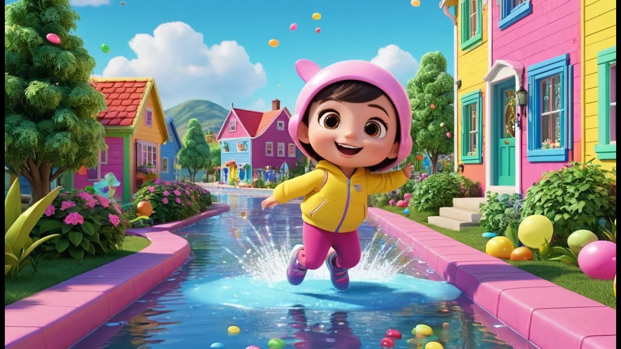 Splish Splash Sparkle Like a Jellybean | Fun Water Song for Kids ...