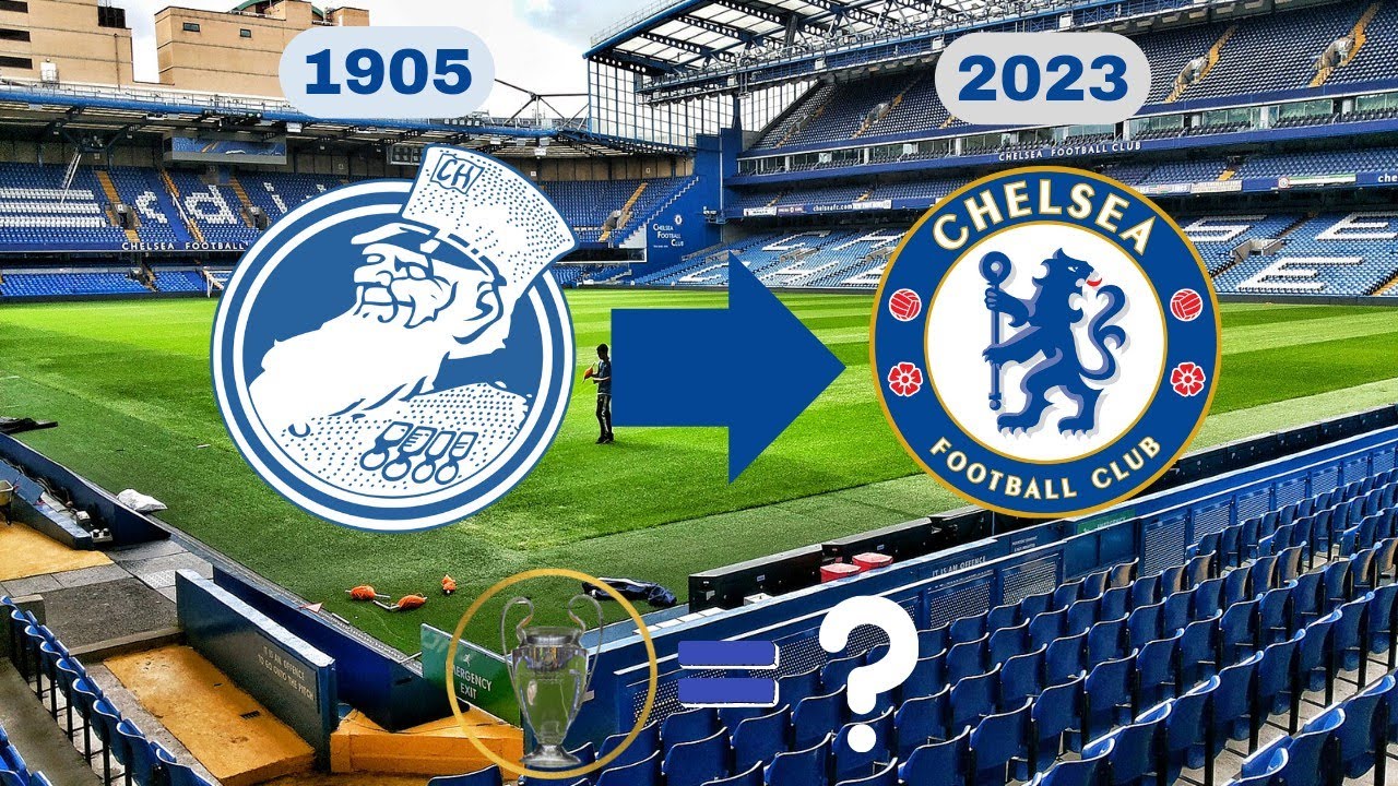 The Evolution of CHELSEA FC Logo and Its Trophy || From 1905 - Present ...