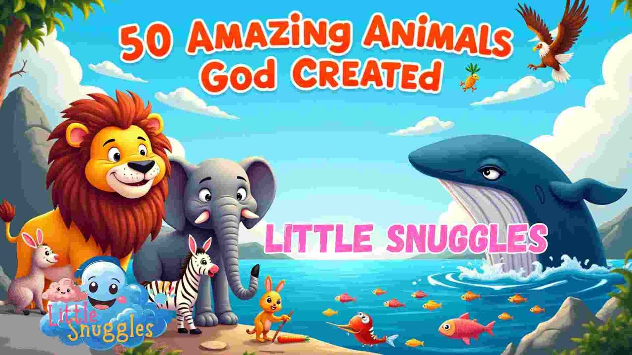 50 Amazing Animals God Created I Kindergarten Learning Videos I Animals ...
