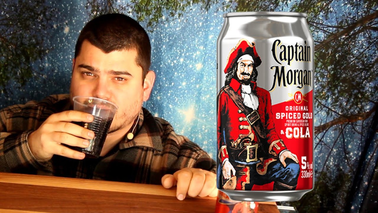 Captain Morgan + Cola 🏴‍☠️ premix in can - YouTube