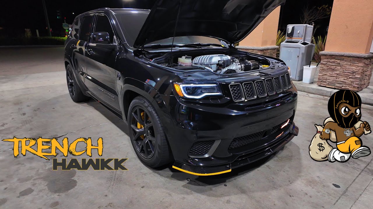 LATE NIGHT TRACKHAWK POV DRIVE ! *ABANDON CITY* - YouTube