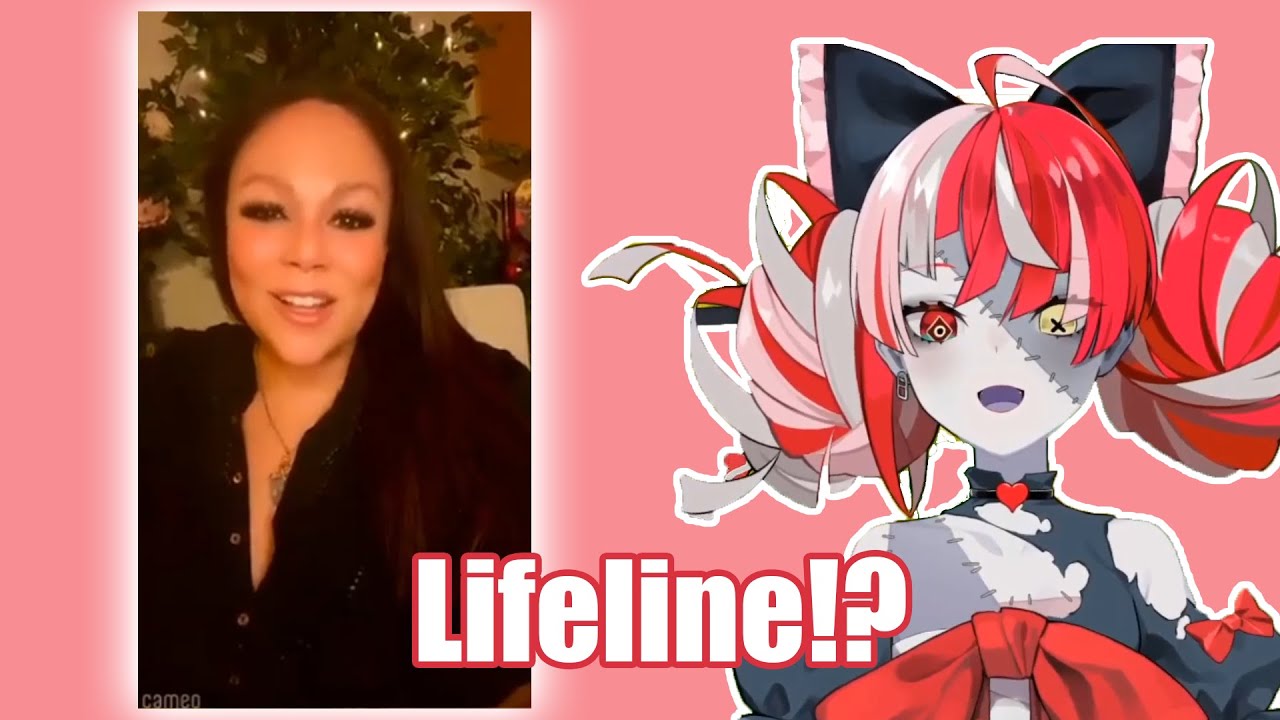 Lifeline's voice actor congratulates Ollie for 500K in her stream - YouTube
