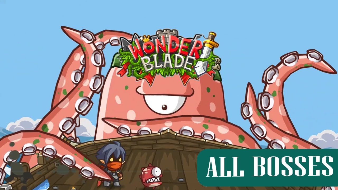 Wonder Blade - Gameplay [ ALL BOSSES ] - YouTube