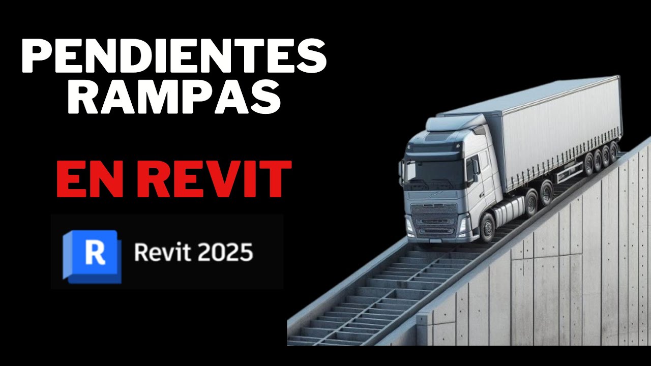 Cómo definir la pendiente de una rampa en Revit - YouTube