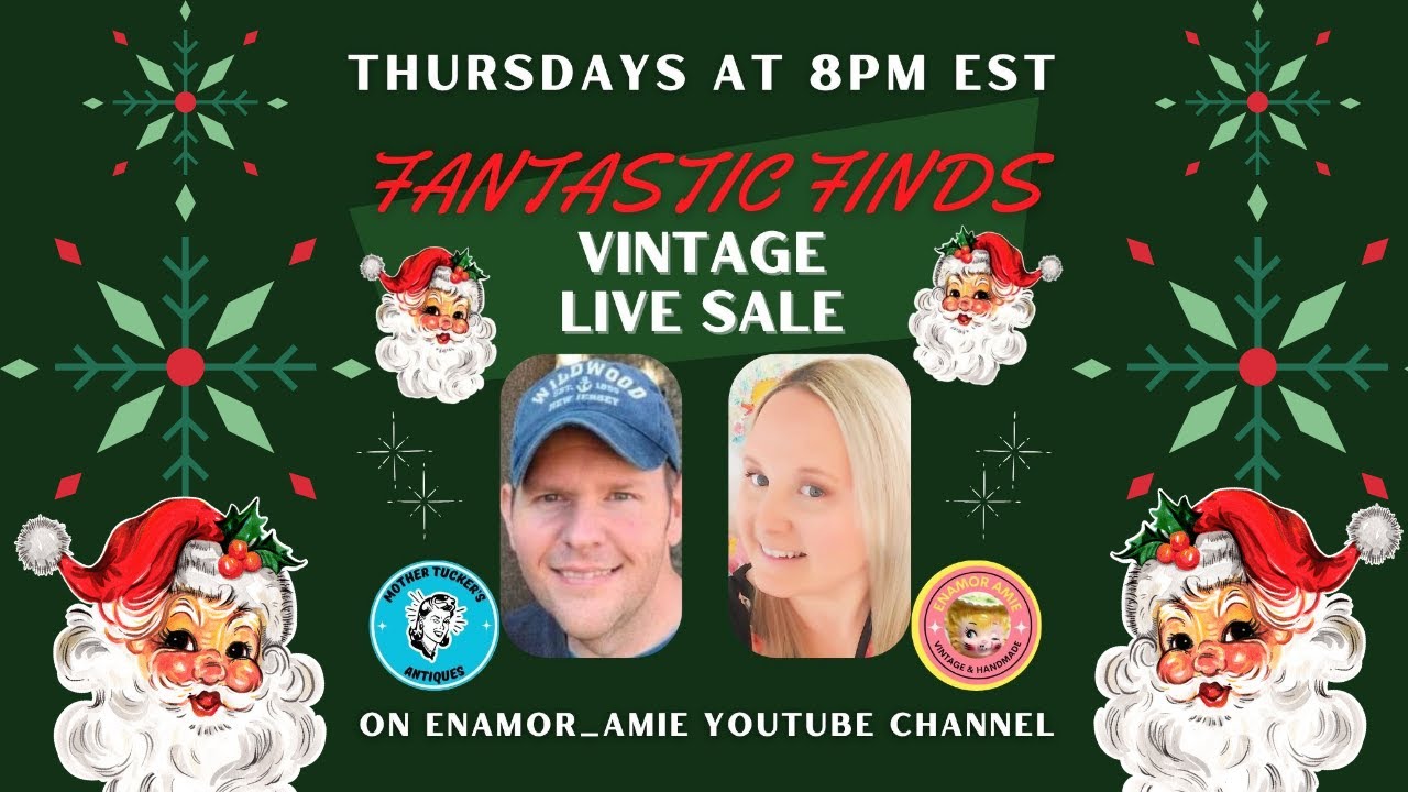 Fantastic Finds Weekly Vintage Live Sale! Thurs 11/13 8pm est - YouTube