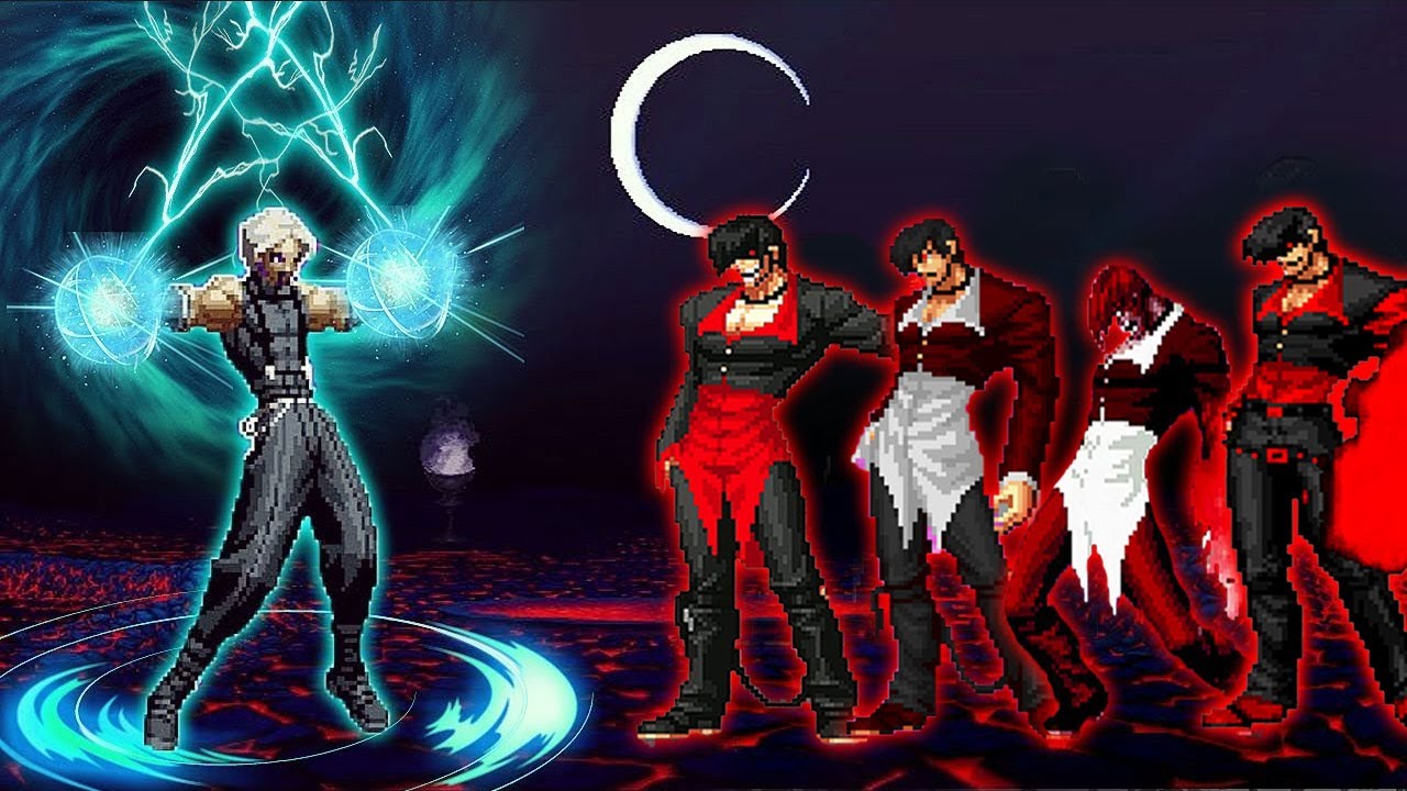 [Mugen KOF] Sparko Adel Vs Red Flame Iori Yagami Team - YouTube