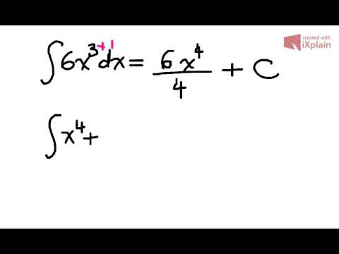 Integration of Powers of x Examples 1 and 3 - YouTube