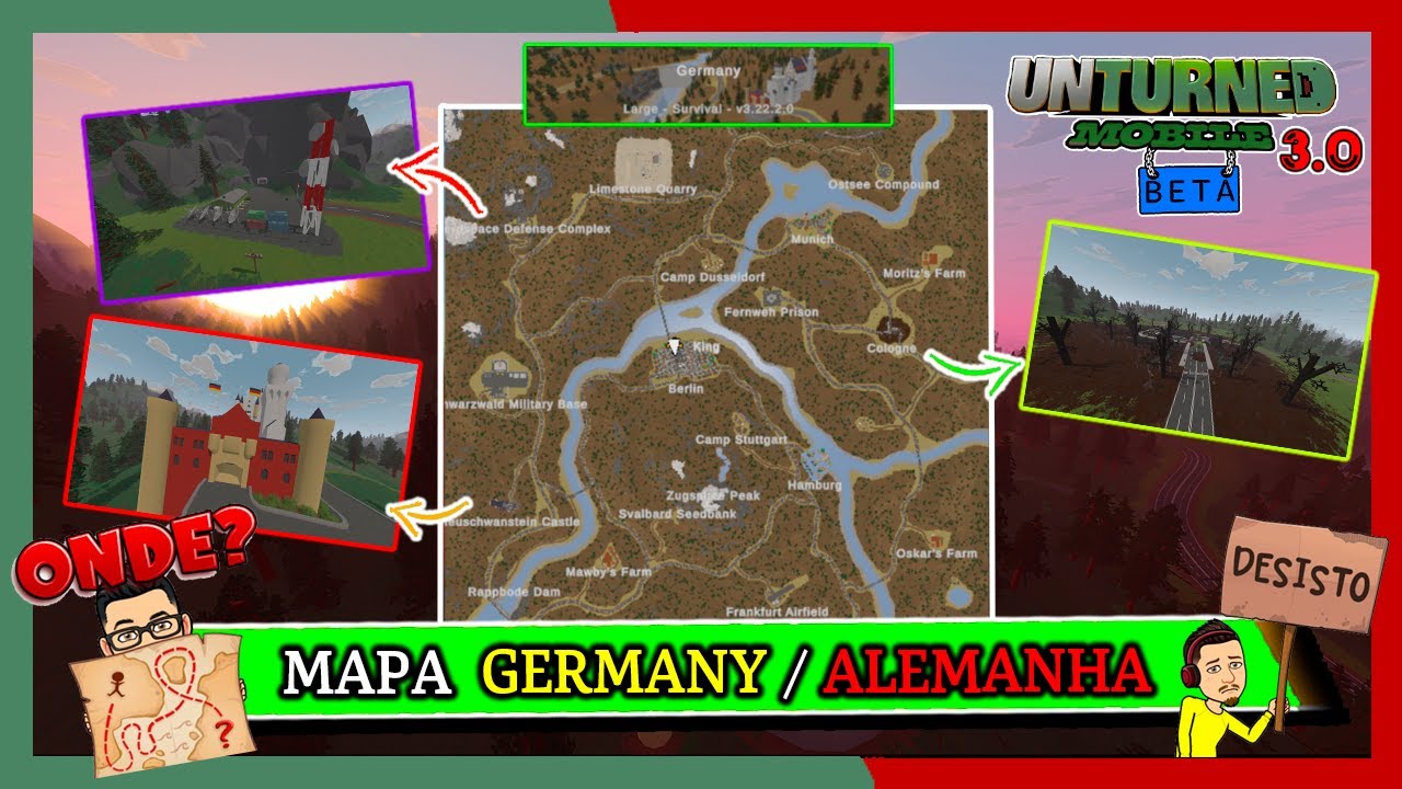 por que o MAPA GERMANY / ALEMANHA não ENTRA ? | Unturned Mobile 3.0 ...