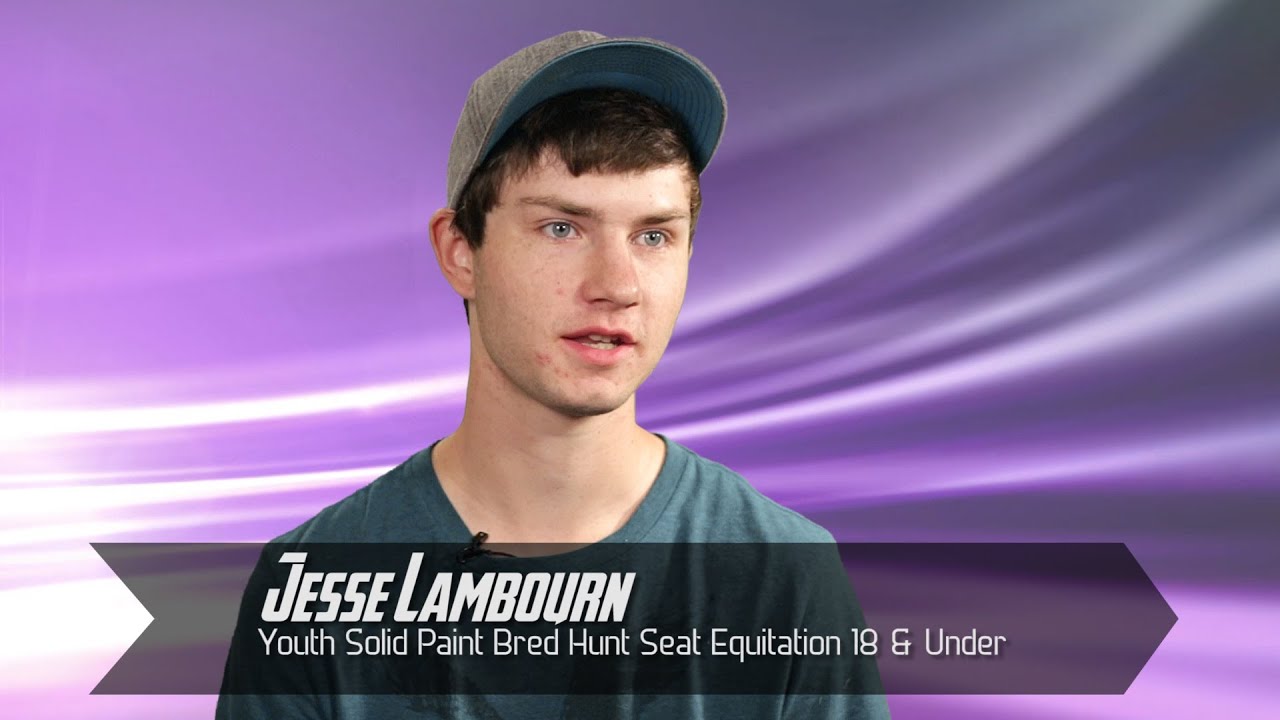 Winning Words - Jesse Lambourn (AjPHA Youth World Championship Show ...