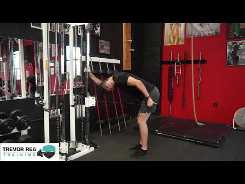 Single Arm Cable Kickbacks - YouTube