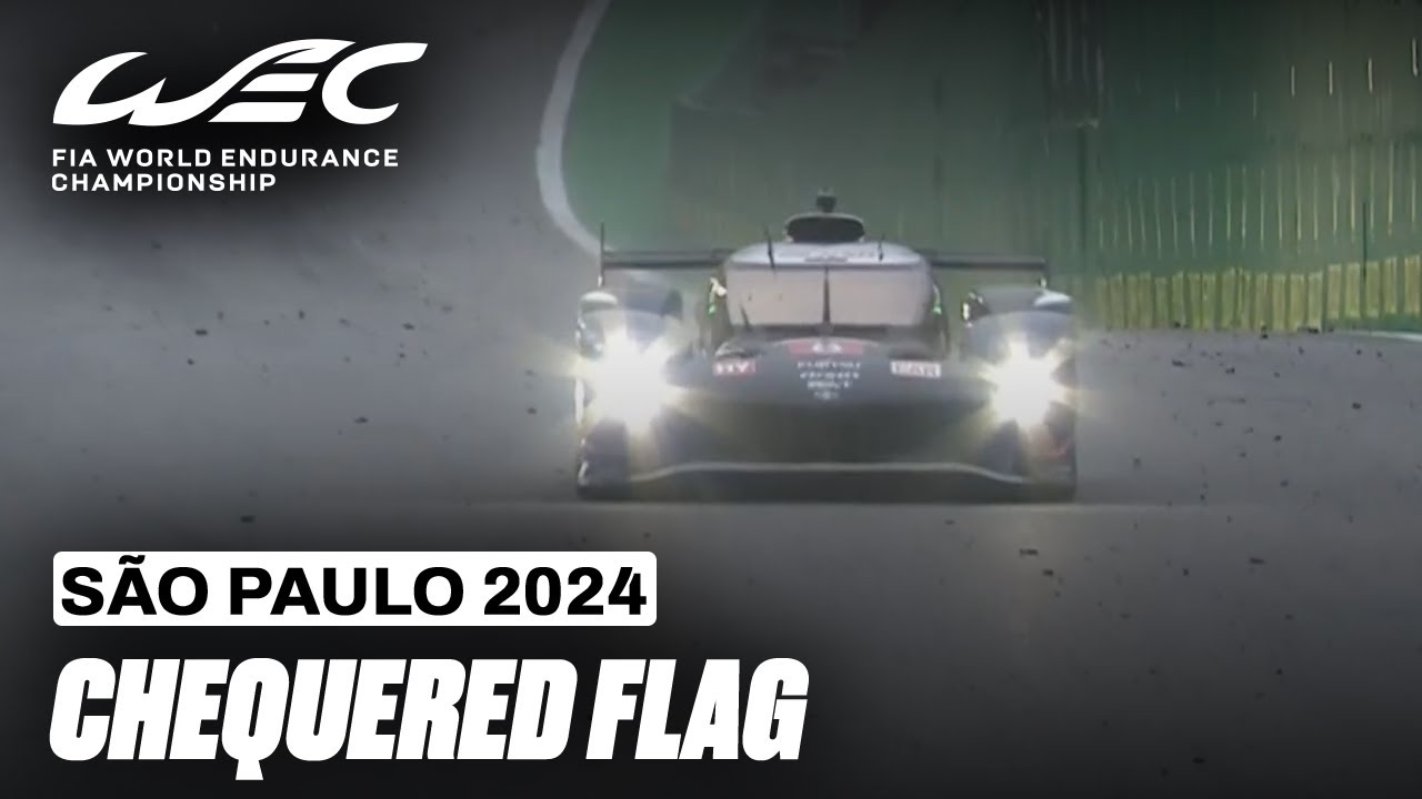 Last Laps and Chequered Flag 🏁 I 2024 Rolex 6 Hours of São Paulo I FIA ...