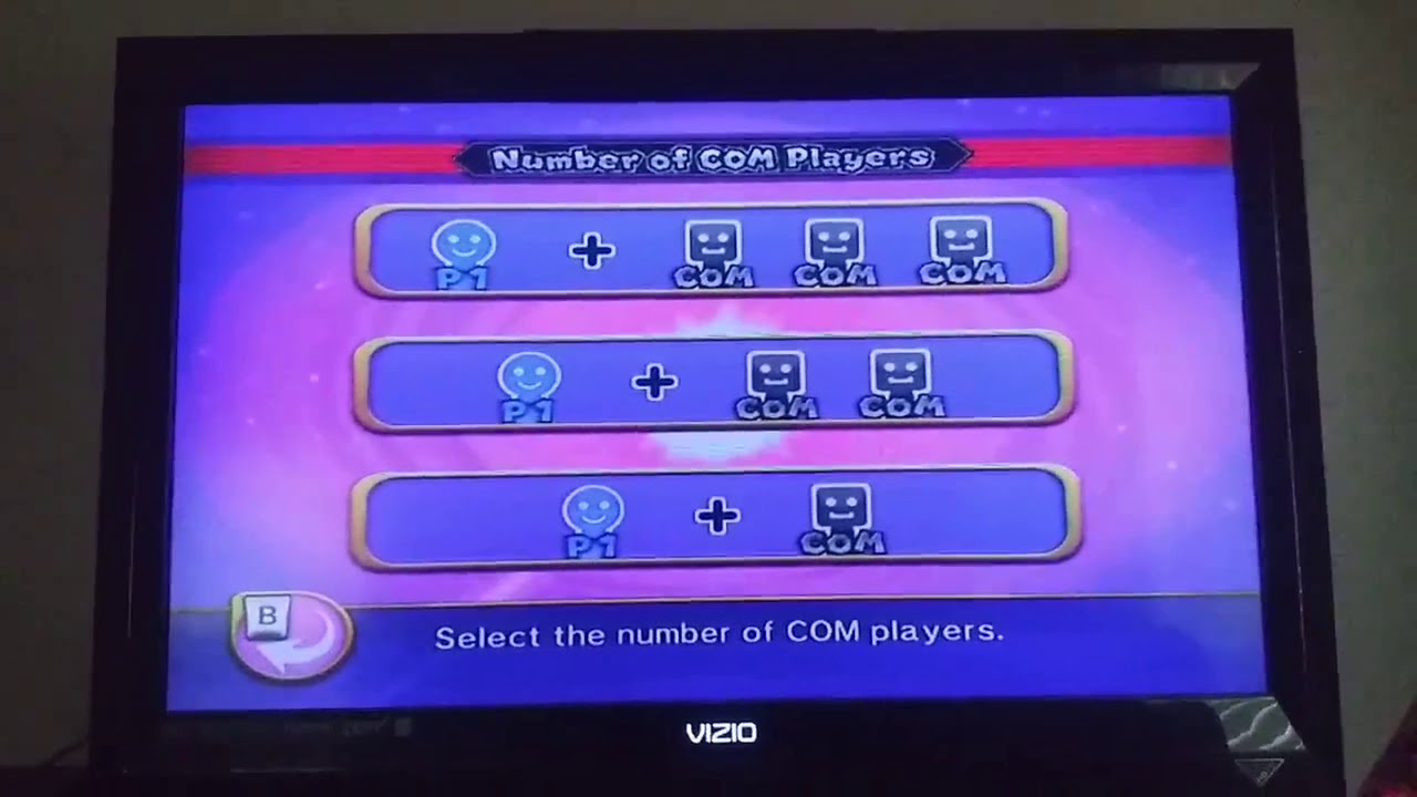 Mario Party 9 - Main Menu (when you don't move P1's Wii Remote) (4:3 ...