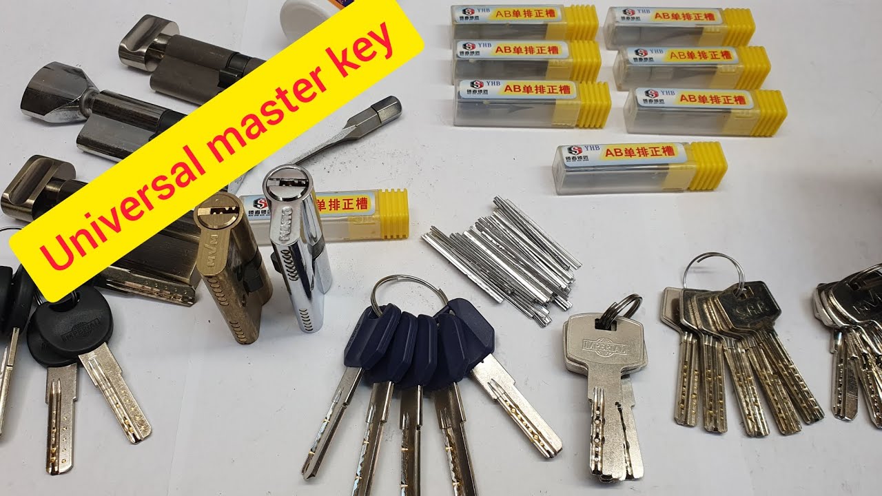 Universal master keys How to open all locks Универсальная отмычка свёрт ...
